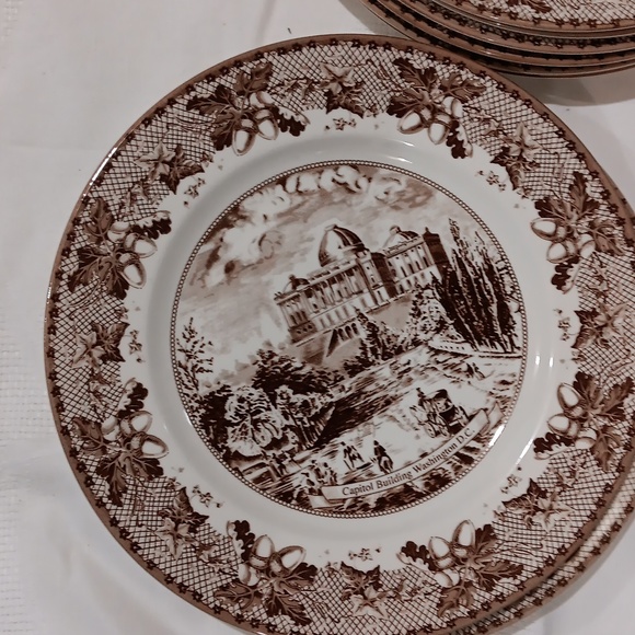 Johnson Brothers | Dining | Johnson Brothers Historic America 8 Plates ...